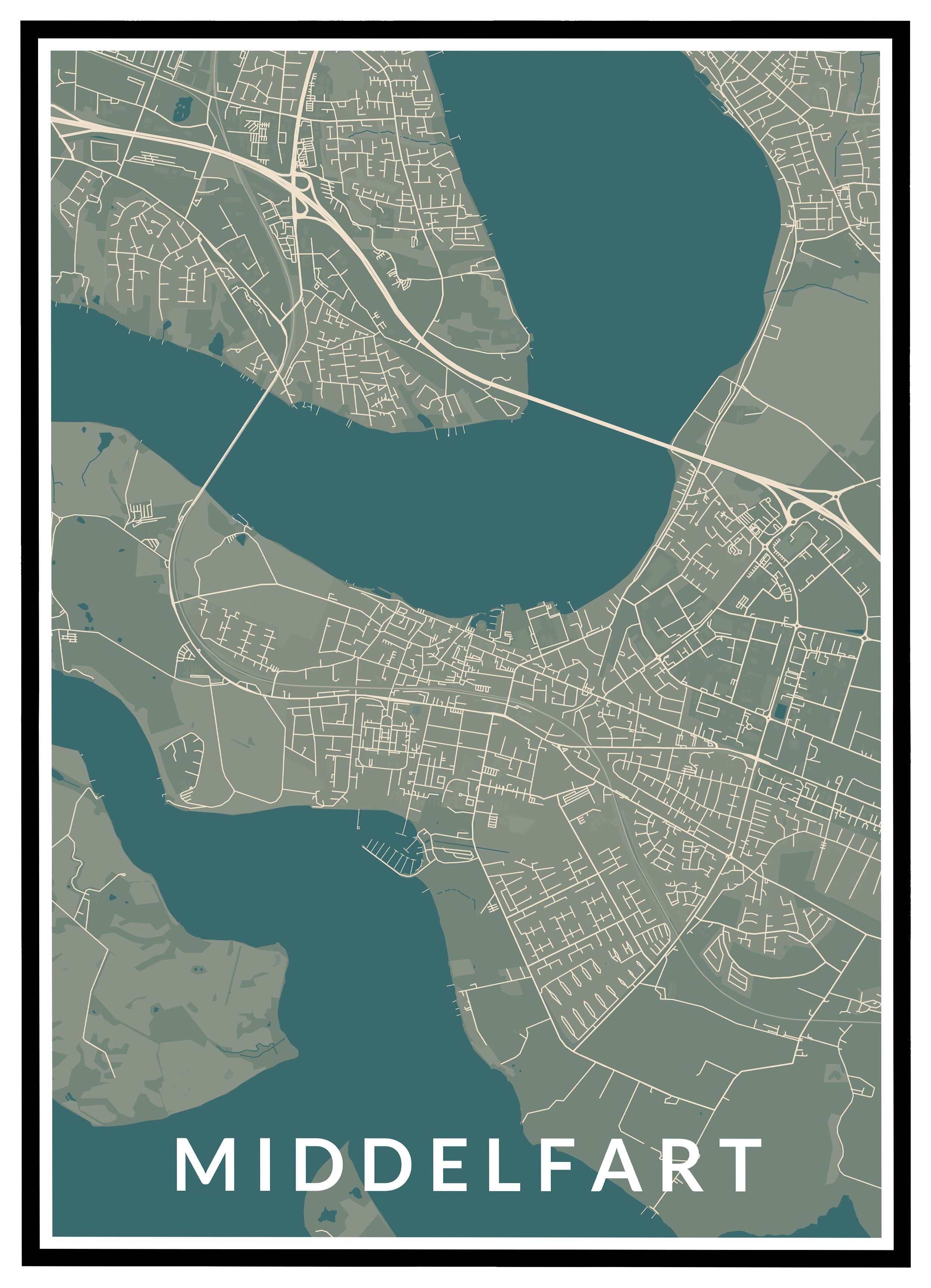 Middelfart - Plakat - Bareplakater.dk – bareplakater