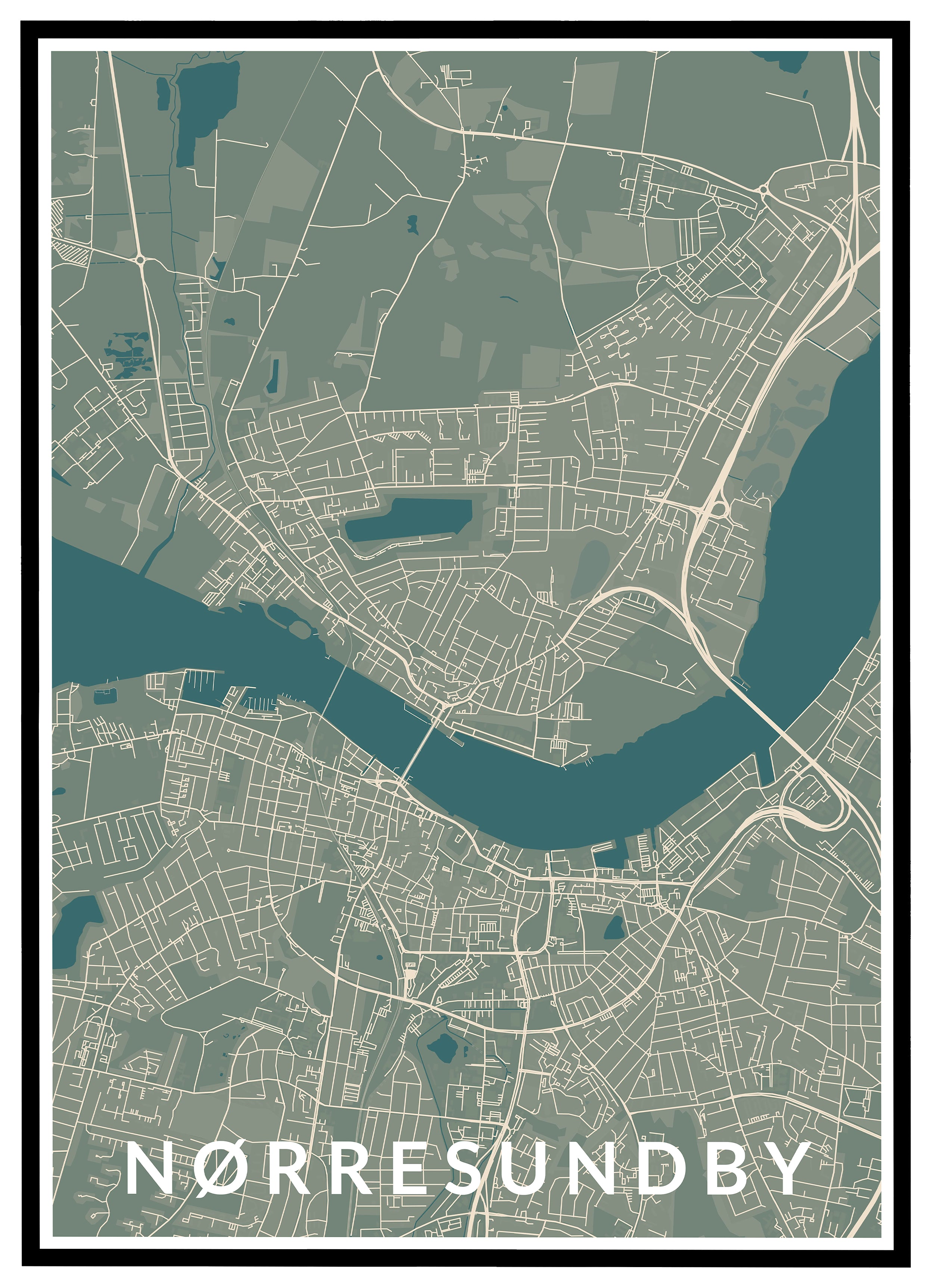 Nørresundby - Plakat – bareplakater